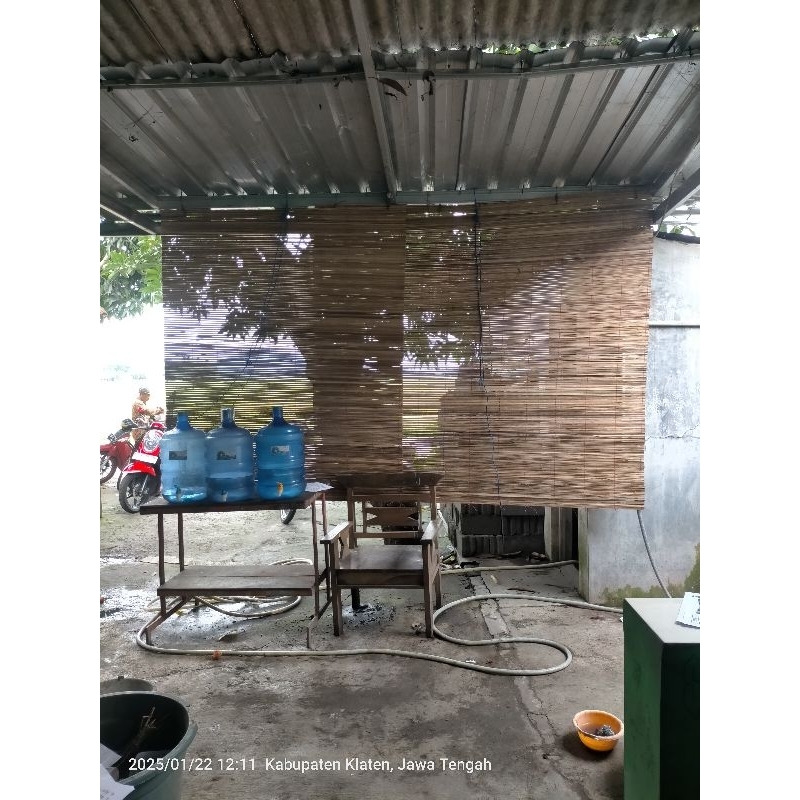 Jual kerey tiray jogja gulung asli dari kulit bambu audor / indor ...