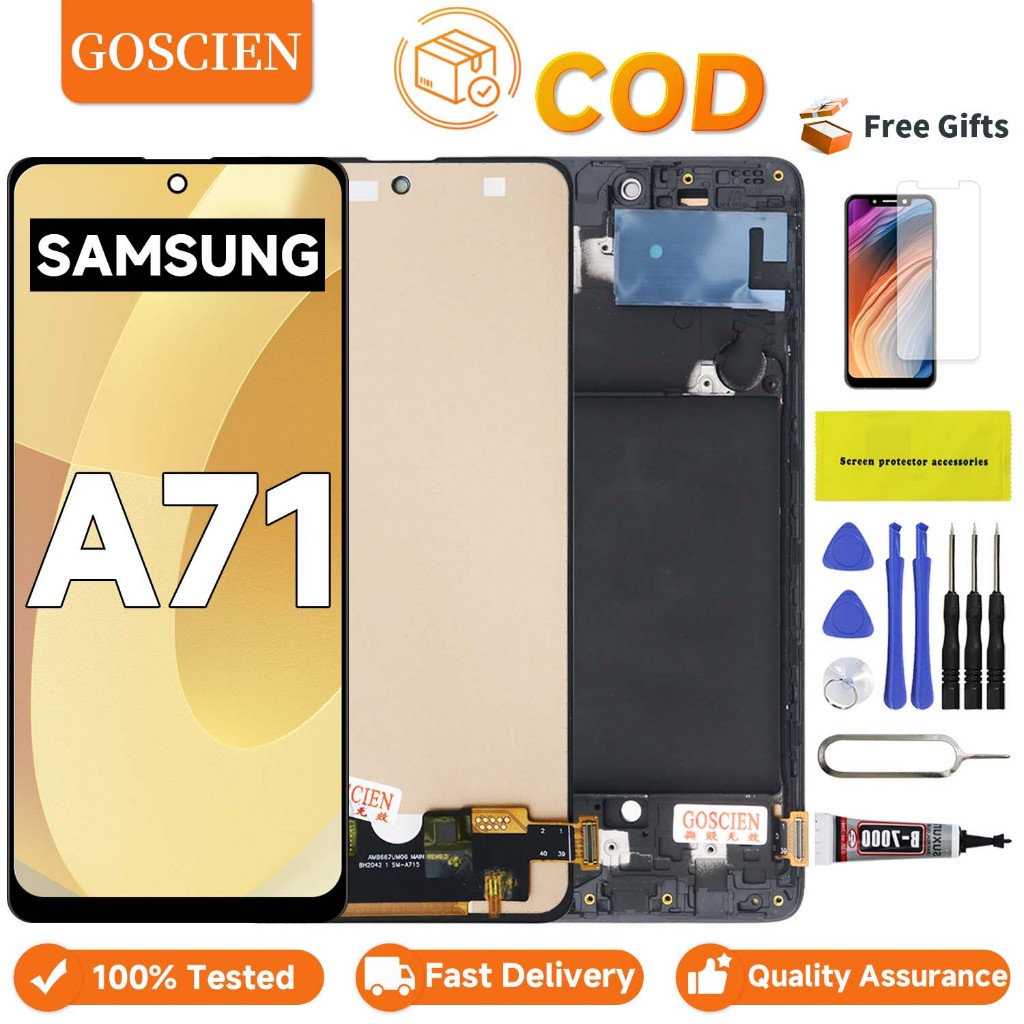 Jual Screen LCD for Samsung A71 A715 A715F A715FD LCD Fullset Touchscreen dengan Bingkai ...