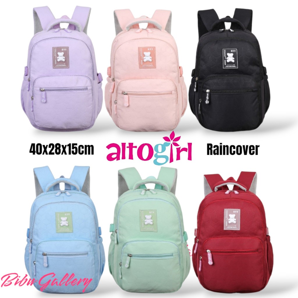 Jual Tas Ransel Backpack Sekolah Anak Alto Girl Original Texture | Shopee Indonesia