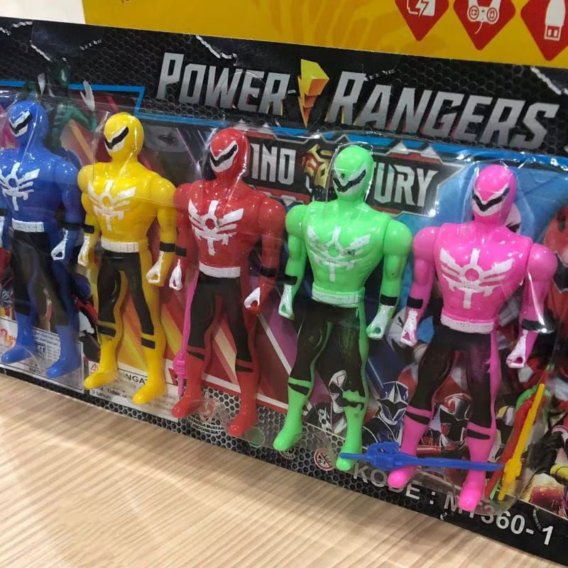 Jual Mainan Anak Robot Miniatur Power Rangers Figure Isi 5 Pcs | Shopee ...