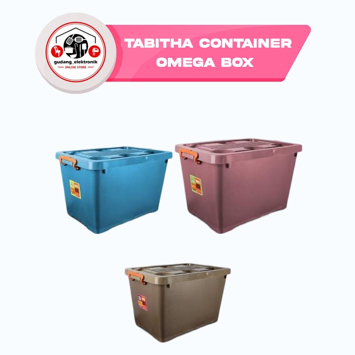 Jual Tabitha Container Omega Box Omega Container Box OB-45 OB-52 OB-75 Warna Random | Shopee ...