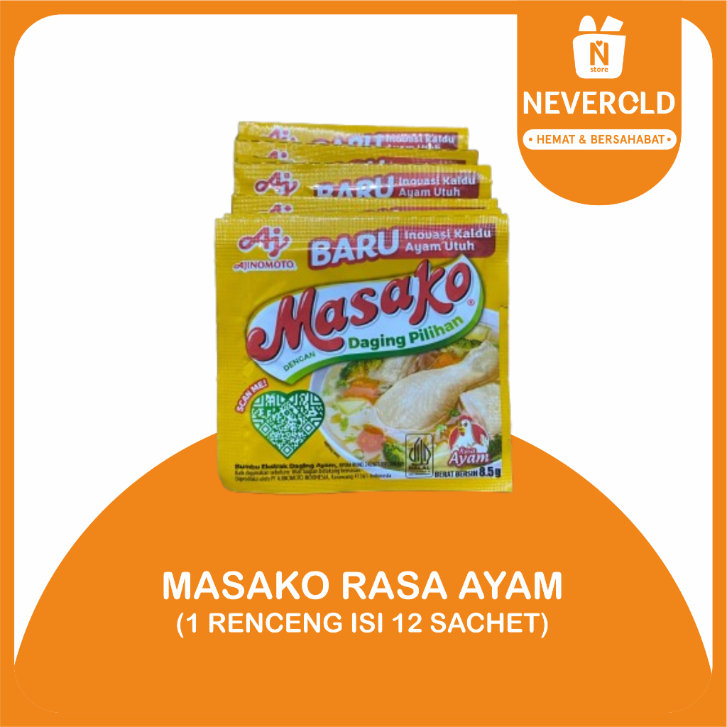 Jual MASAKO RASA AYAM RENCENG ISI 6/12 SACHET | Shopee Indonesia