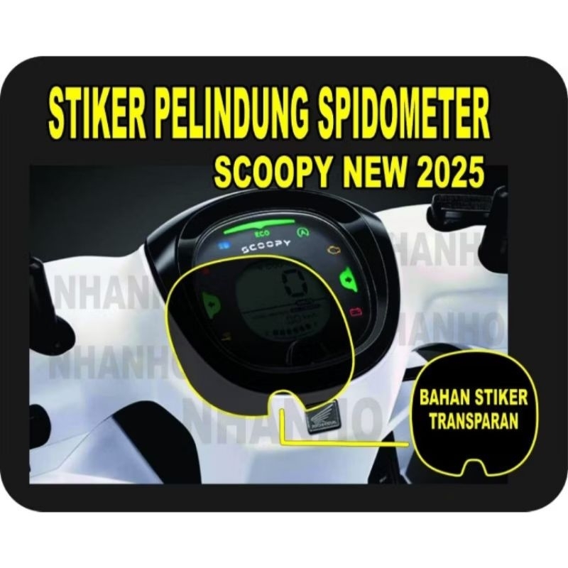 Jual STIKER ANTI GORES MIKA SPIDOMETER SPEEDOMETER MOTOR HONDA SCOOPY ...