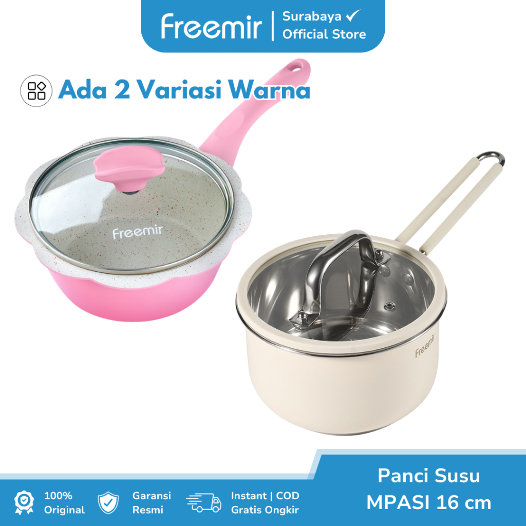 Jual Exclusive freemir Panci Bunga Susu Mpasi Sakura Pink 16cm Pot ...
