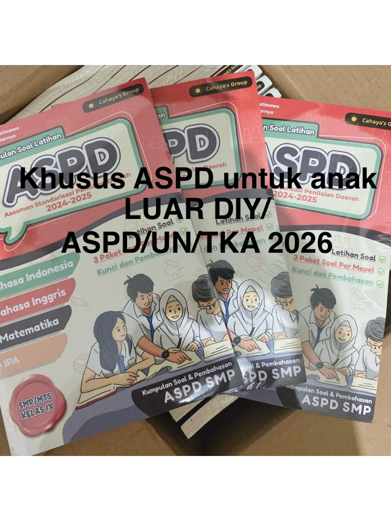 Jual BUKU LATIHAN SOAL ASPD (PO TAMBAHAN Khusus ASPD Luar DIY) | Shopee ...