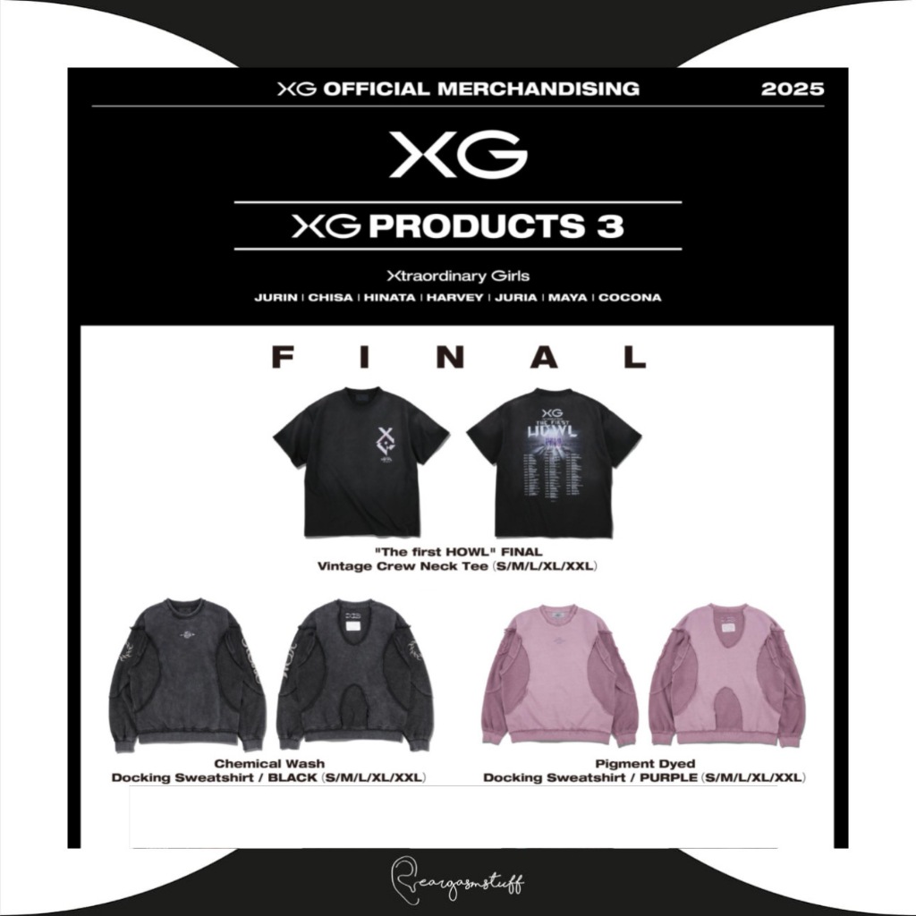 Jual XG THE FIRST HOWL FINAL LANDING AT TOKYO DOME OFFICIAL MERCHANDISE ...