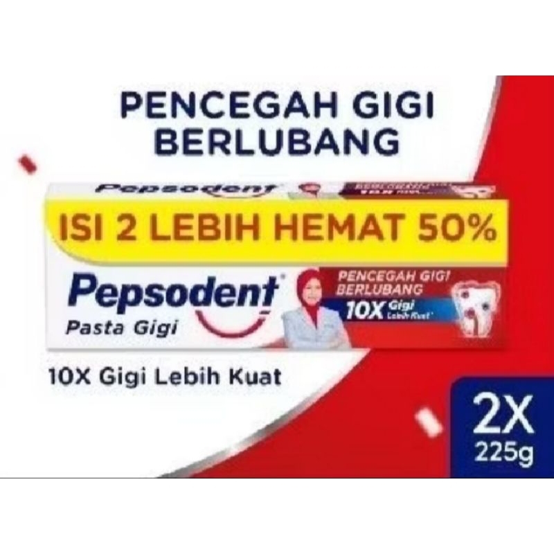 Jual Pepsodent strong 225×2 | Shopee Indonesia