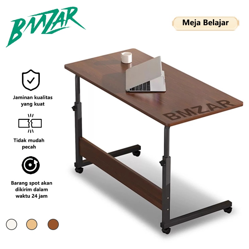 Jual BMZAR Meja Laptop Lipat Adjustable Dengan Roda Meja Laptop Roda ...
