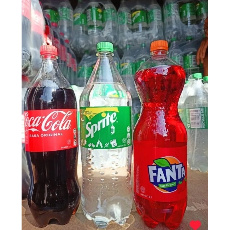 Jual Coca-Cola / Sprite / Fanta botol 1,5 liter promo | Shopee Indonesia