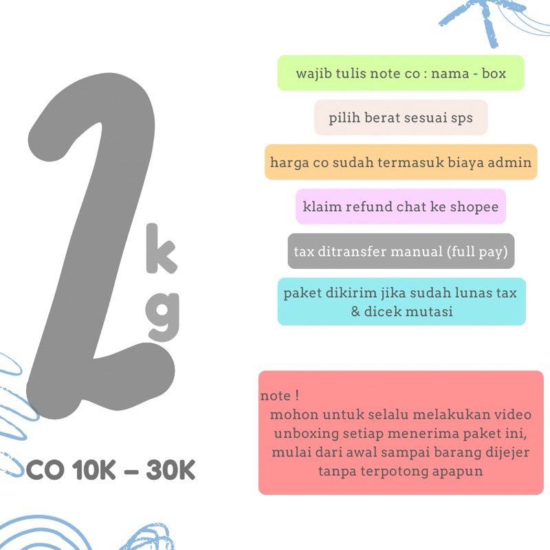 Jual 2KG (CO 10K - 30K) —BACA DESKRIPSI | Shopee Indonesia