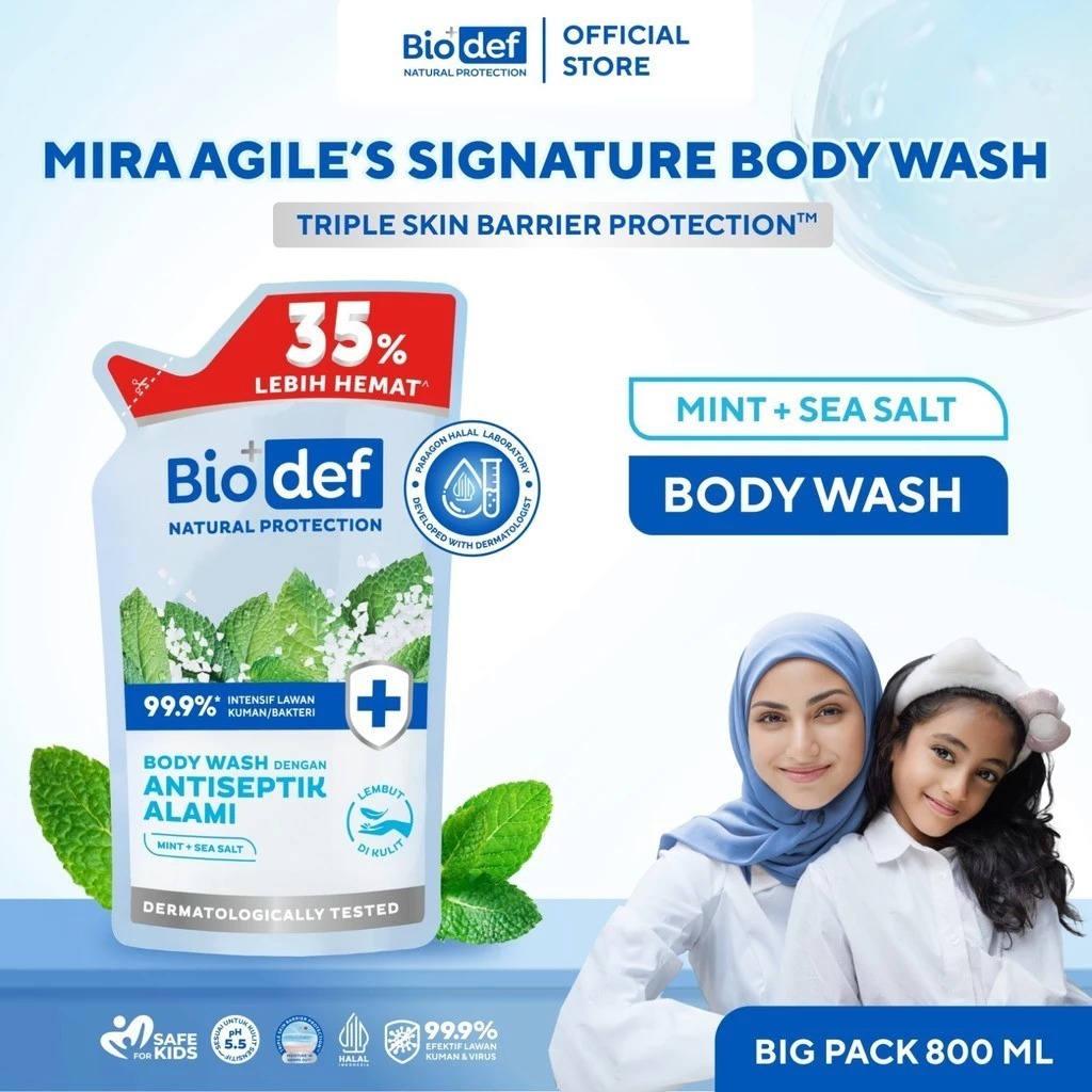Jual [Mira Agile's Signature] Whitening Biodef Mint - Sea Salt Pouch ...