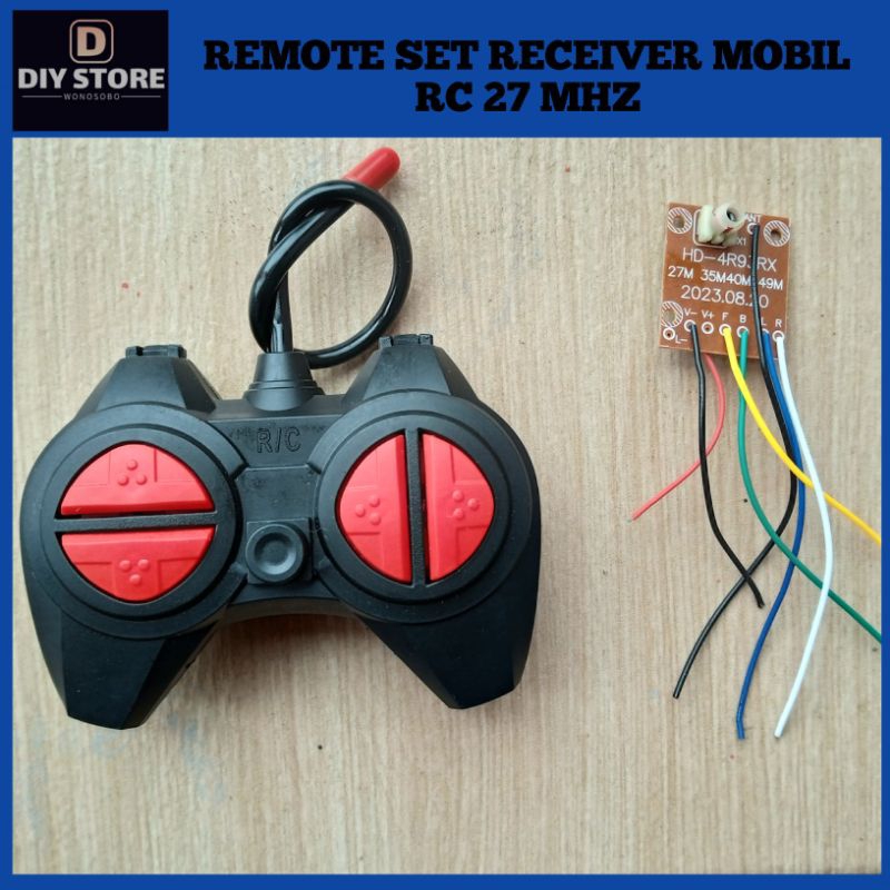 Jual Remote set board receiver 40mhz mobil rc 4 Channel | Shopee Indonesia