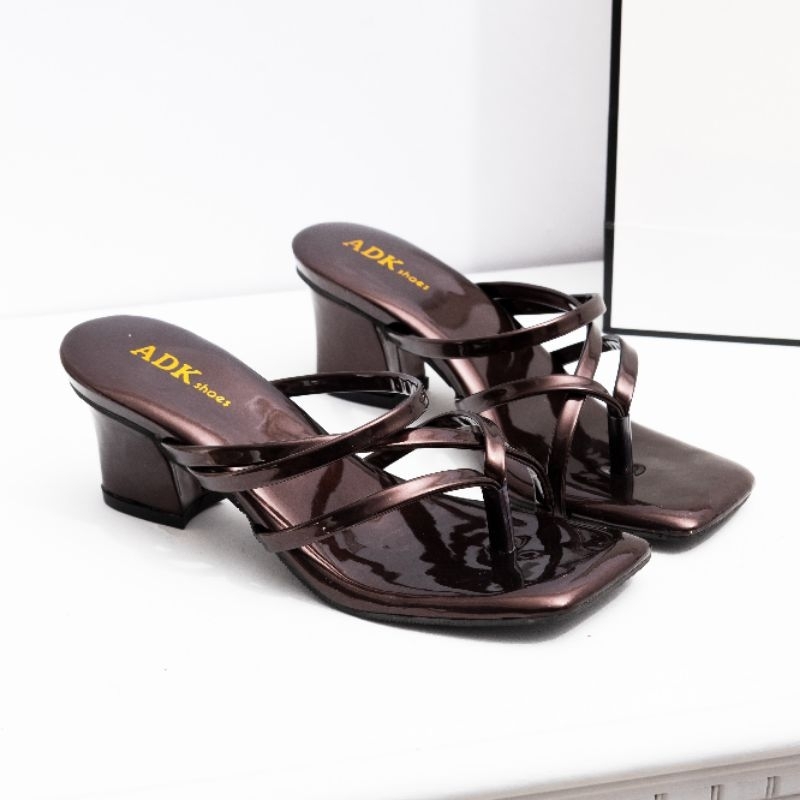 Jual Adk shoes heels premium AINDIRA 5CM elegant | Shopee Indonesia