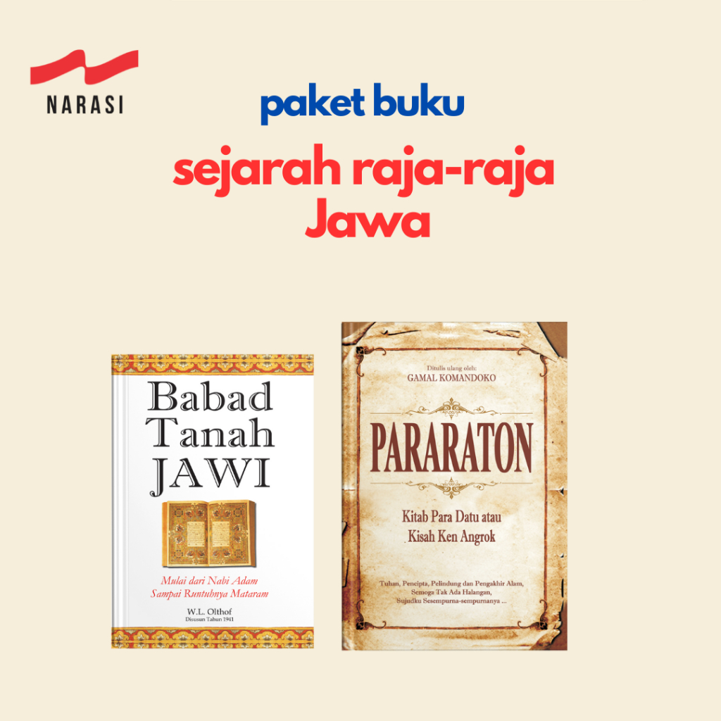 Jual Paket Buku Sejarah Raja-Raja Jawa; Babad Tanah Jawi (pocket ...