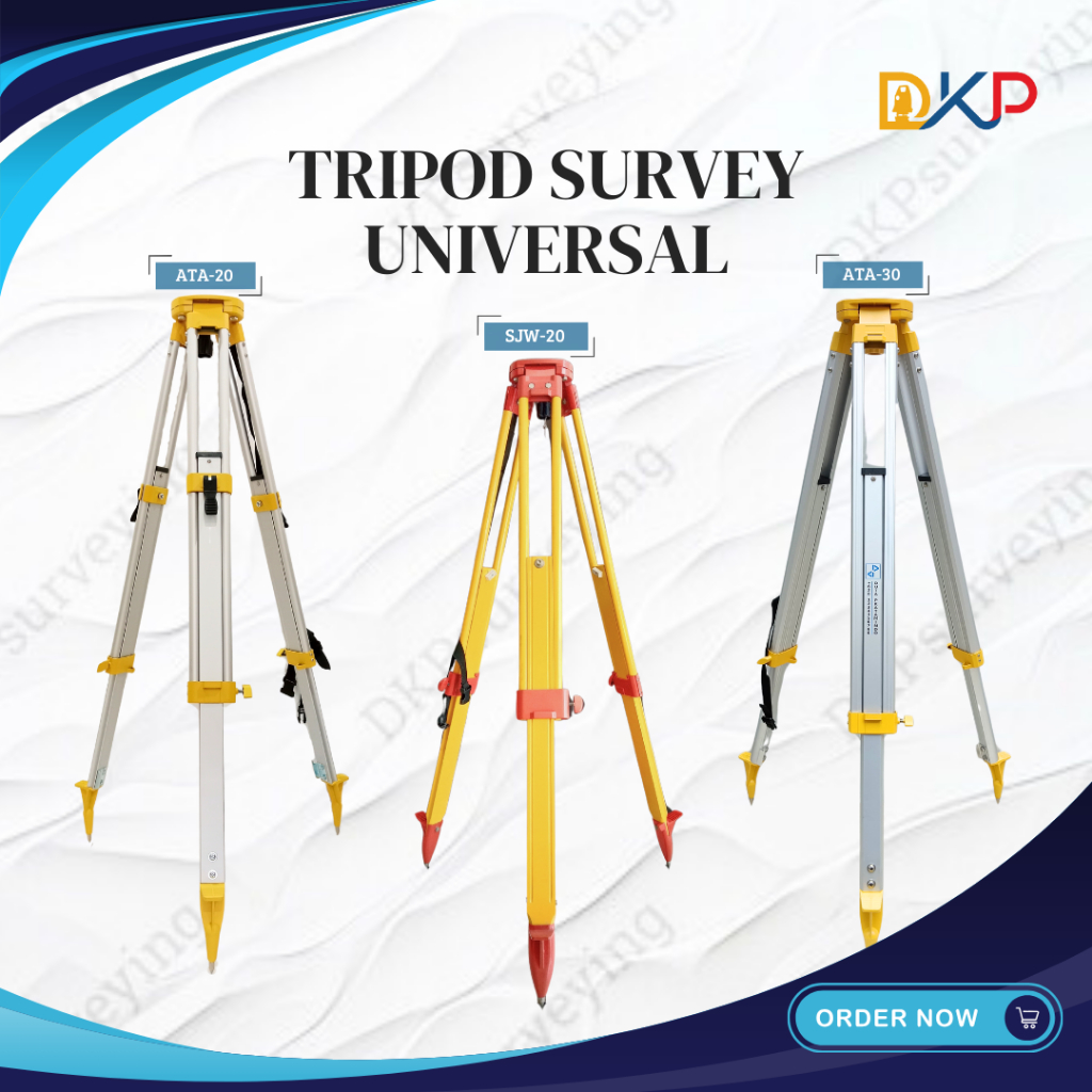 Jual Aluminium / Alumunium TRIPOD SURVEY UNIVERSAL for Total Station ...
