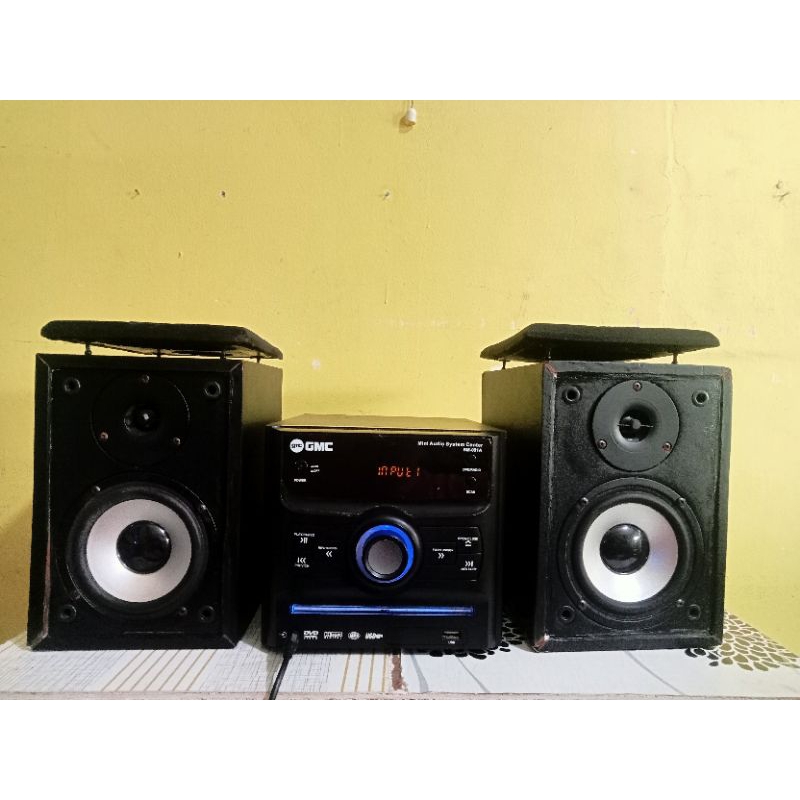 Jual speaker compo audio mini GMC model BM 091A | Shopee Indonesia
