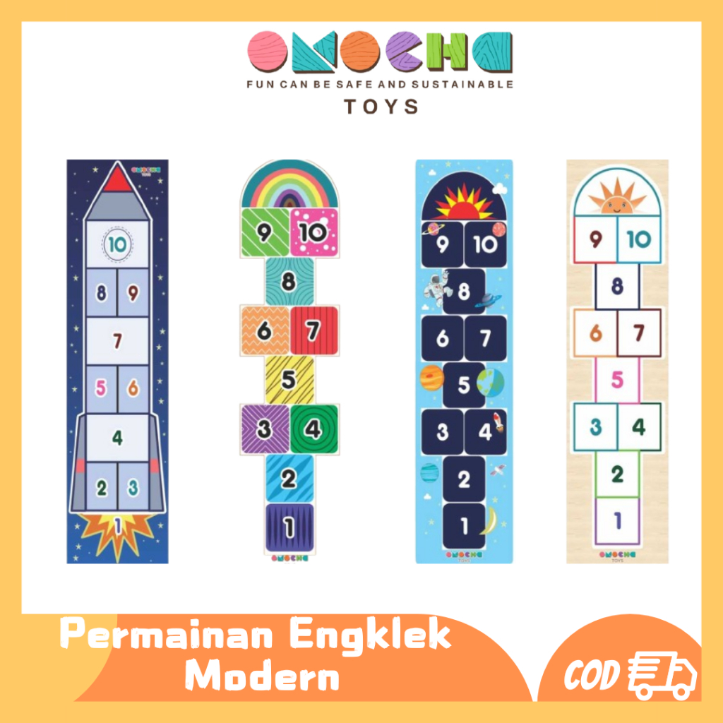 Jual Omocha Toys - Permainan Tradisional Engklek Versi Modern | Shopee ...