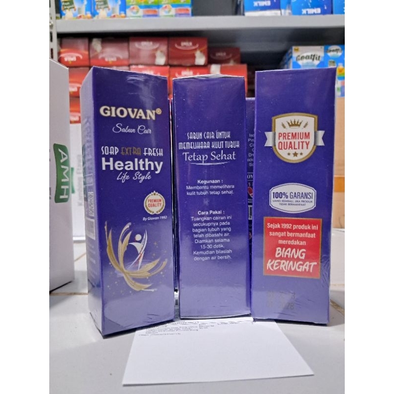 Jual GIOVAN HEALTHY Life Style Soap Fresh Sabun cair untuk memelihara ...