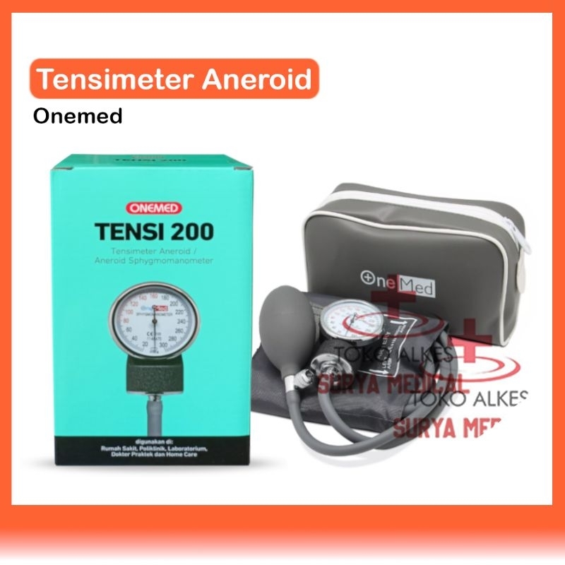 Jual Tensi Aneroid Clock Manual OneMed Tensimeter Sphygmomanometer ...