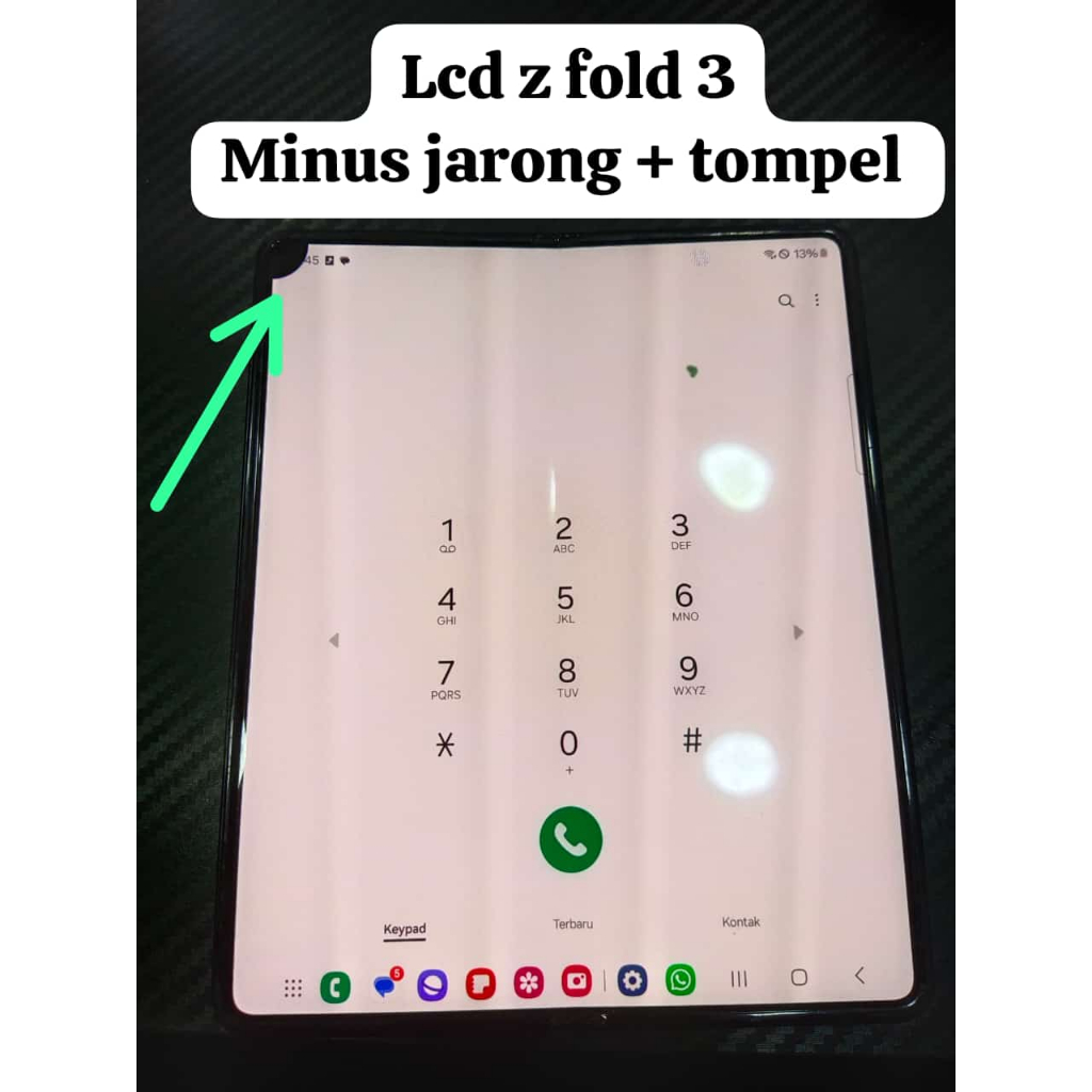 Jual LCD Z FOLD 3 ( LAYAR UTAMA) minus tompel | Shopee Indonesia