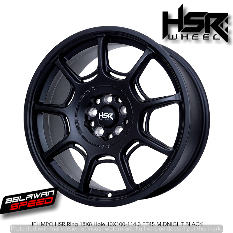 Jual Velg Mobil Ring18 HSR JELIMPO Untuk Crv Hrv Terios Lexus Masda dll ...