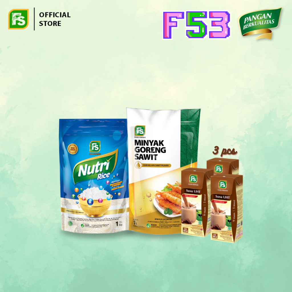 Jual HUT-FS-53- FS Nutri Rice 1kg + FS Minyak Super 1L + FS Susu UHT Coklat (3 pcs) | Shopee ...