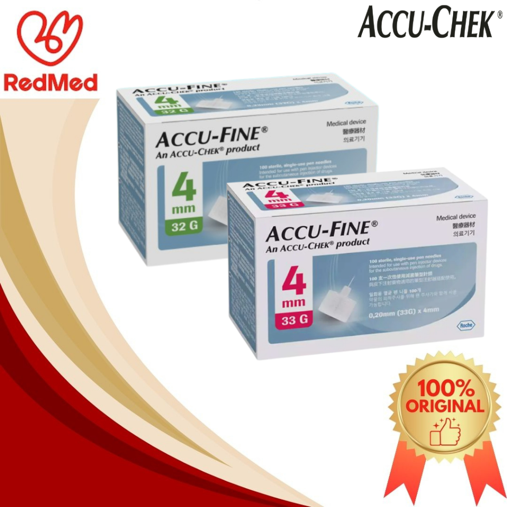 Jual ACCU CHEK FINE PEN NEEDLE 33GR | Shopee Indonesia