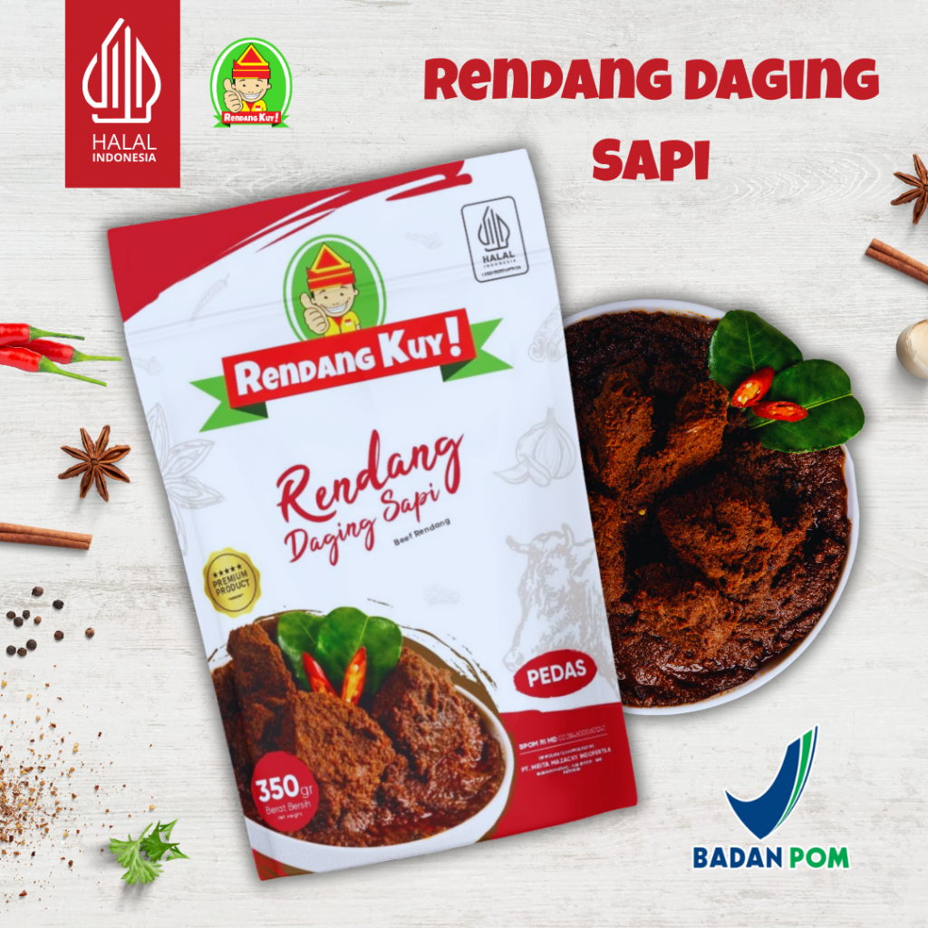 Jual Rendang Kuy! - Rendang Daging Sapi 350gram | Shopee Indonesia