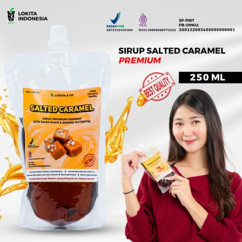 Jual LOKITA - Sirup Salted Caramel Signature Syrup Collection | Shopee ...