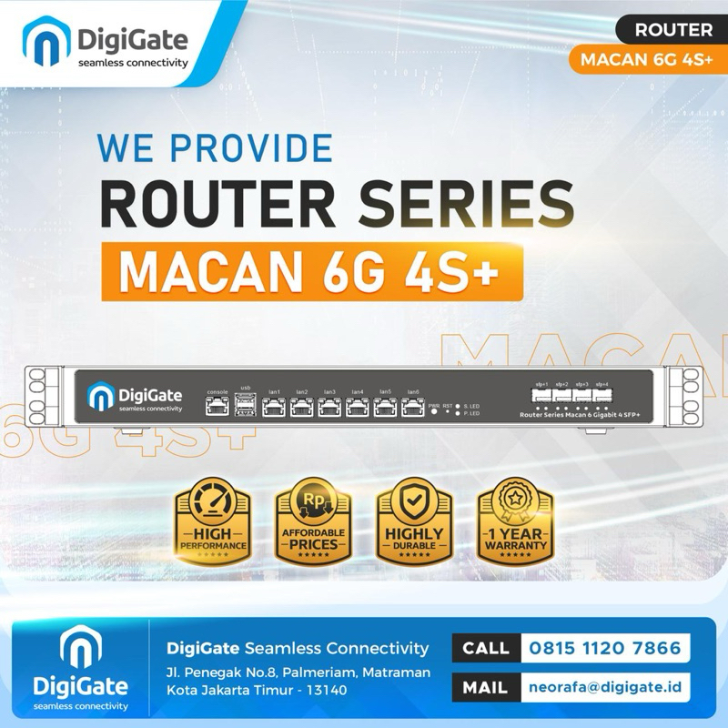 Jual DigiGate Router Series Macan 6G 4S+ | Shopee Indonesia