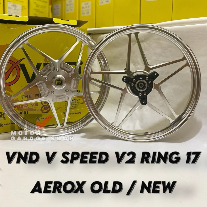 Jual VND RACING VELG VND V SPEED V2 GEN 2 ring 17 VELG BINTANG AEROX 155 NEW / OLD NEW SERIES ...