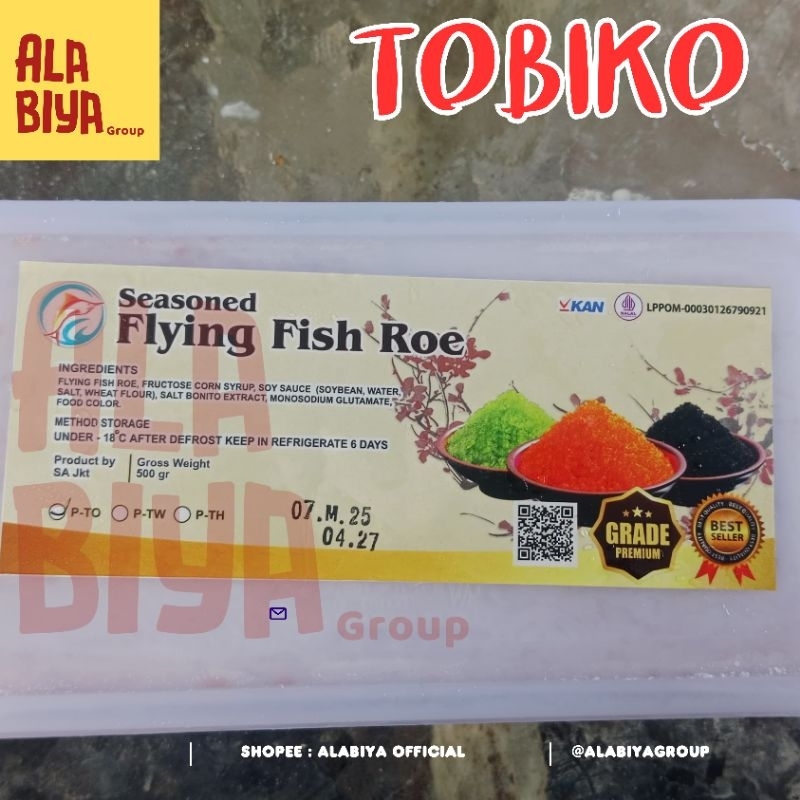 Jual TOBIKO FLYING FISH ROE PREMIUM GRADE A (REPACK Gram) | Shopee ...