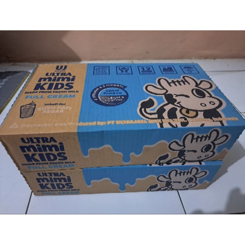Jual Ultra mimi full cream 125ml 1 karton | Shopee Indonesia