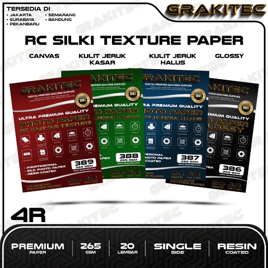 Jual Kertas Foto Silki 4R isi 20 Lembar | Doff Texture Kulit Jeruk ...
