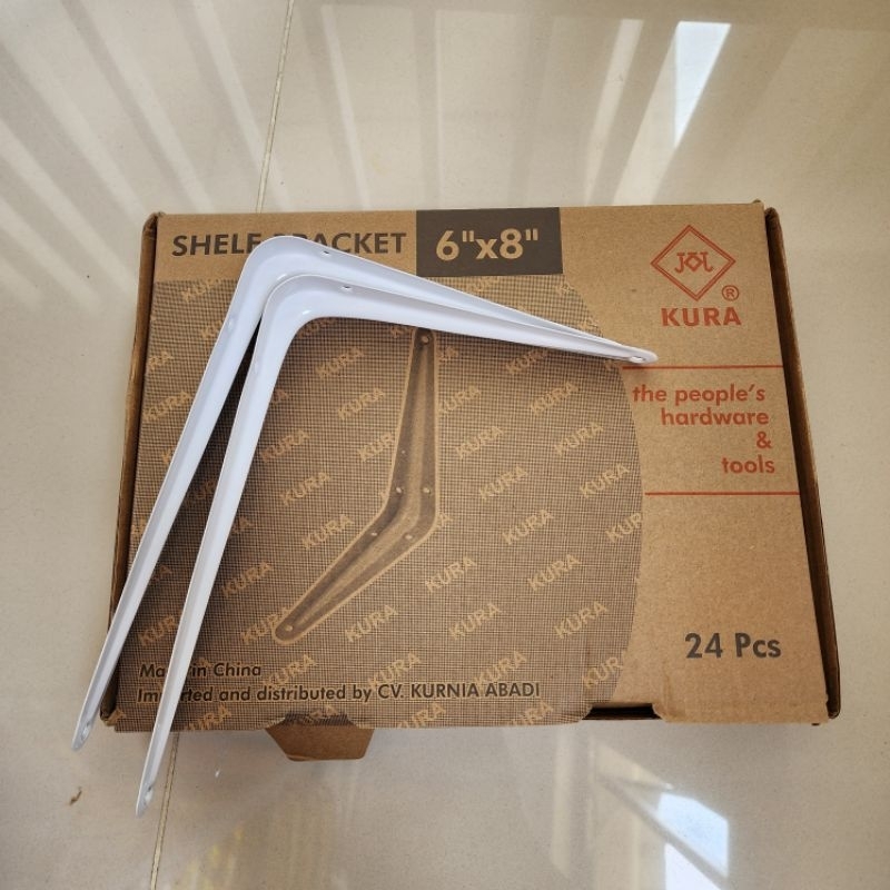 Jual ( HARGA UNTUK 1 BJ SIKU) Siku Rak Dinding Besi Bracket Ambalan ...