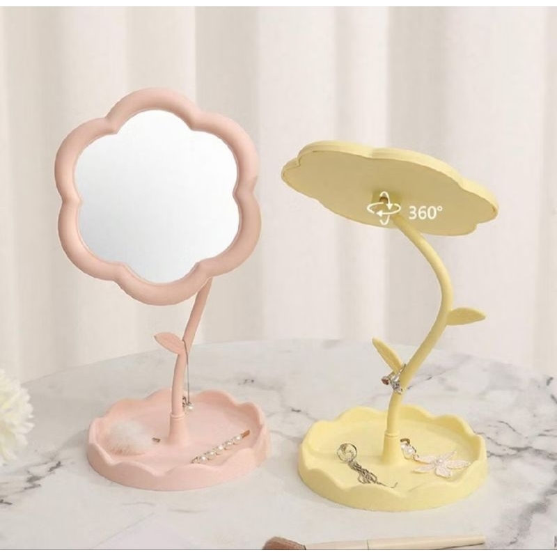 Jual Stand Mirorr Flower Kaca Meja Rias Serbaguna / Cermin Bunga ...