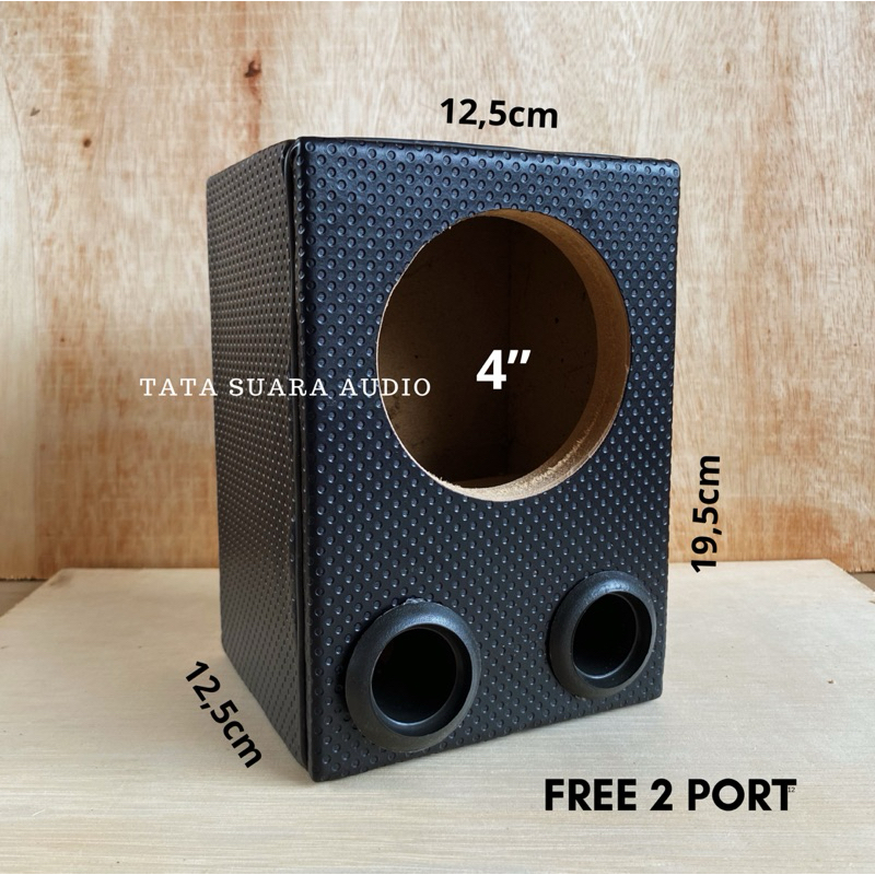 Jual Box Speaker Subwoofer 4inch + Port (FREE PORT) | Shopee Indonesia