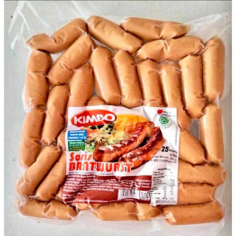 Jual Kimbo Sosis Cocktail Isi 25 pcs | Sosis Bakar | Frozen food ...