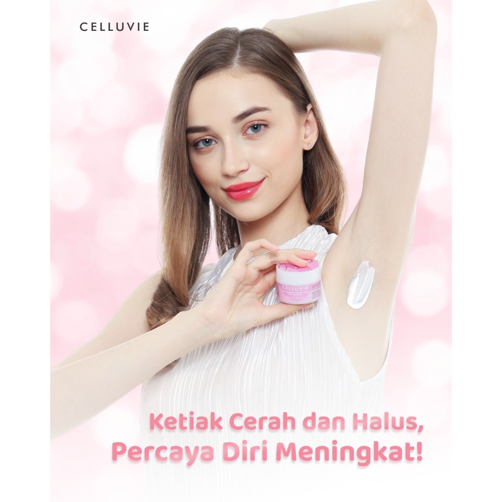 Jual Pemutih Selangkangan dan Ketiak CELLUVIE Underarm Whitening Cream ...