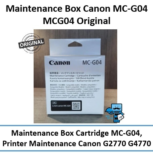 Jual Maintenance Box Canon MC-G04 MCG04 Original | Shopee Indonesia