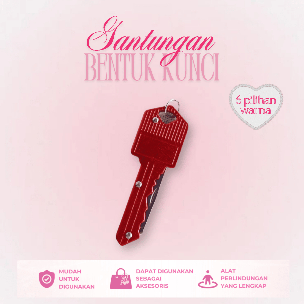 Jual My Secret Angel Gantungan Tas Bentuk Kunci | Shopee Indonesia