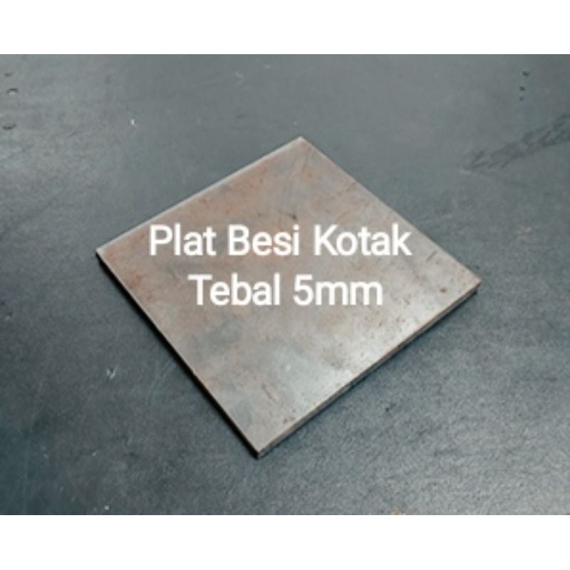 Jual Besi Plat Kotak Tebal 5mm 200mm x 300mm 1pcs | Shopee Indonesia