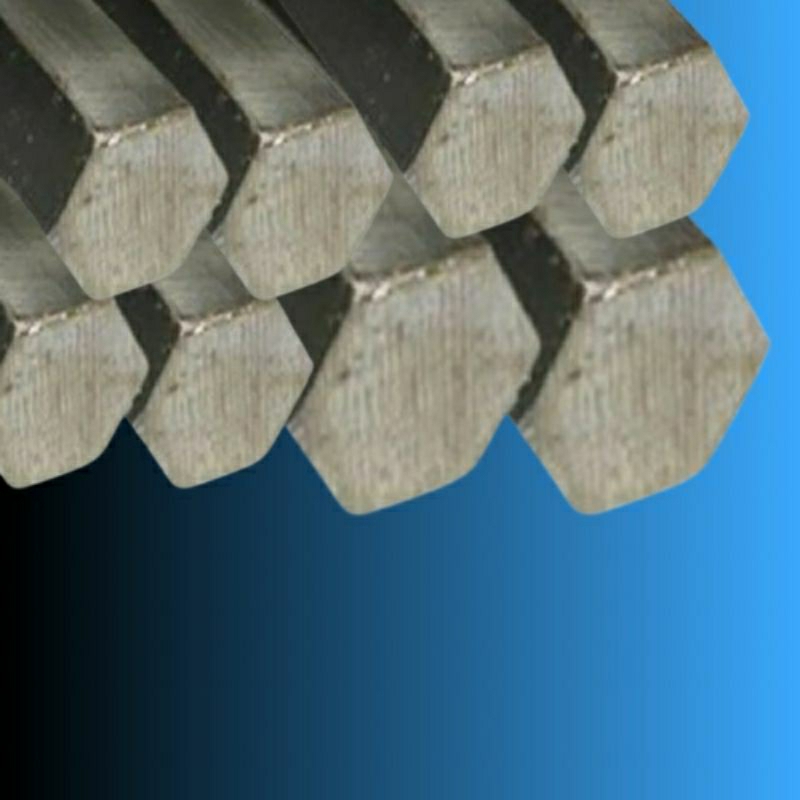 Jual as besi segi enam hexagon 10mm panjang 110cm | Shopee Indonesia