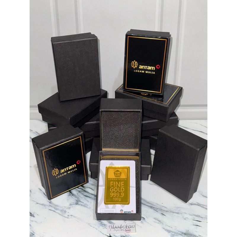 Jual Kotak Logam Mulia Antam / Kotak Perhiasan / Kotak Kado / Kotak Mini Gold / Gift Box / Box ...