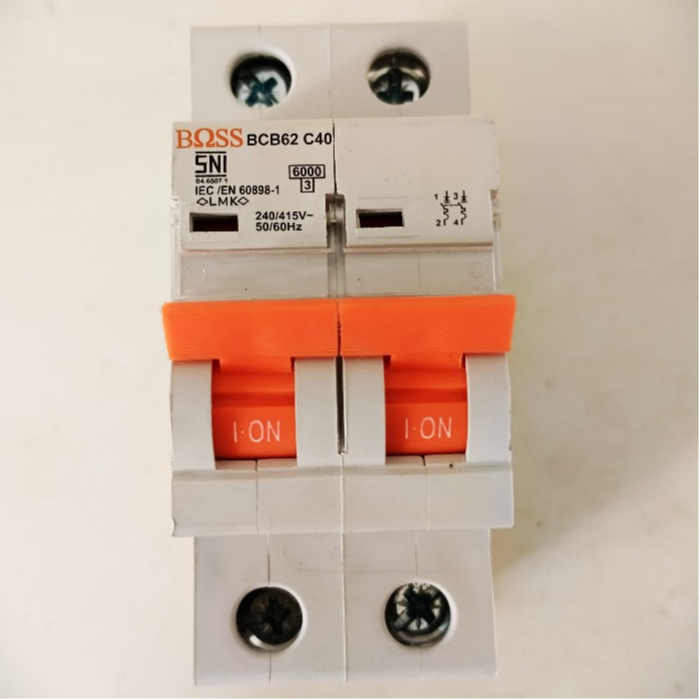 Jual MCB BOSS BCB62C40 - 2 Pole 6KA | Shopee Indonesia