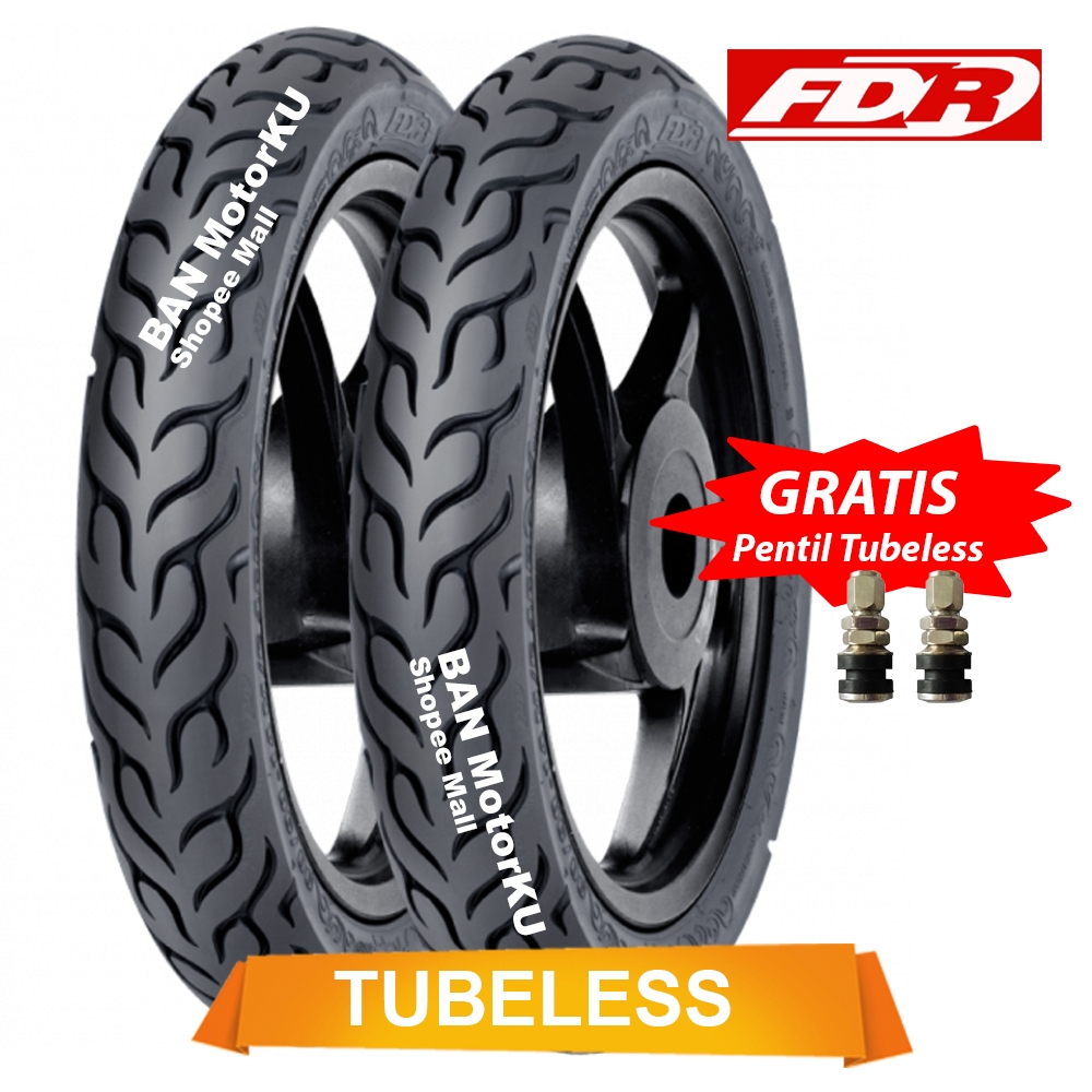 Jual Paket FDR Flemmo Pro ukuran 70/90-17 & 80/90-17 Ban Motor Tubeless ...