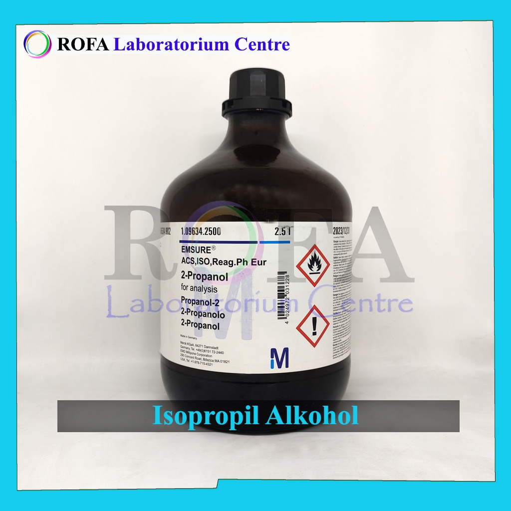 Jual Isopropil Alkohol / Isopropyl Alcohol / C₃H₇OH Pro Analisis Eceran ...