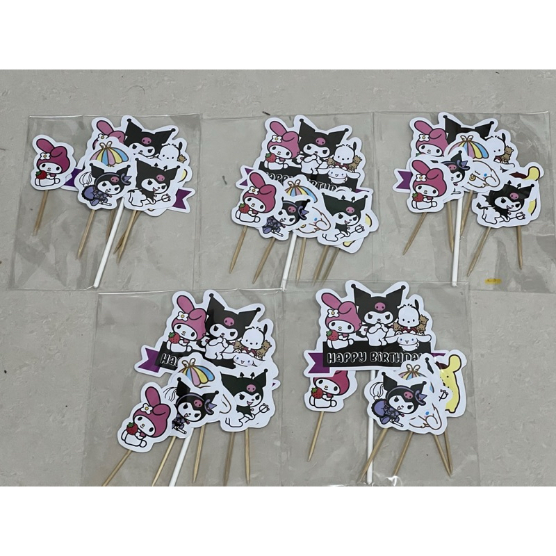 Jual Topper Kue Ulang Tahun Kuromi / Topper Kue Ultah | Shopee Indonesia