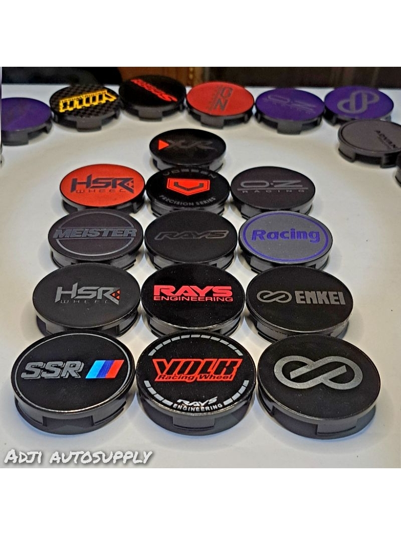 Jual 1PC CENTER CAPS, DOP VELG VARIASI RAYS, VOLKRAYS, SSR, HSR, ENKEI, ENKEI LOGO, ADVAN, TRD ...