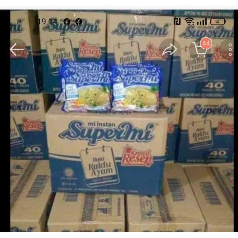 Jual Supermi 1 kotak isi 40 bungkus | Shopee Indonesia